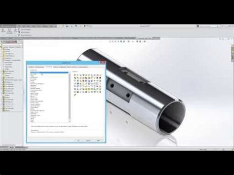 How To Set Up A Custom Tab In The Command Manager Solidworks Tutorial Solidworks D Design