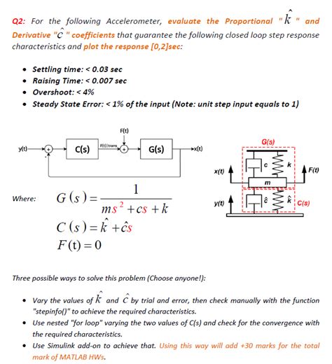 solved given the following accelerometer device described in