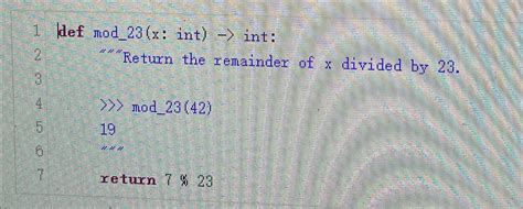 Solved Def Mod23 X Int