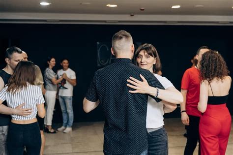 Premium Photo Kharkiv Ukraine 210523 People Dancing Bachata Kizomba Salsa On Dance Floor