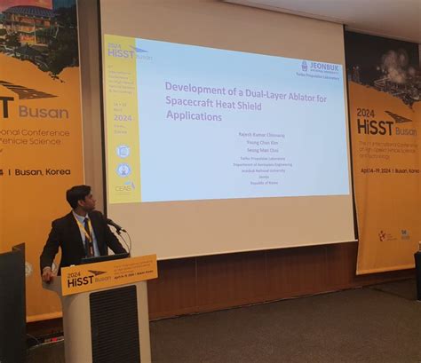 Rajesh Kumar Chinnaraj On Linkedin Hisst2024 Hypersonicvehicles Spacetechnology