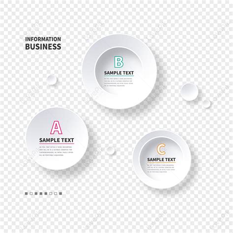 흰색 원 정보 흐름 차트통계량하얀내려가는 Png 일러스트 무료 다운로드 Lovepik