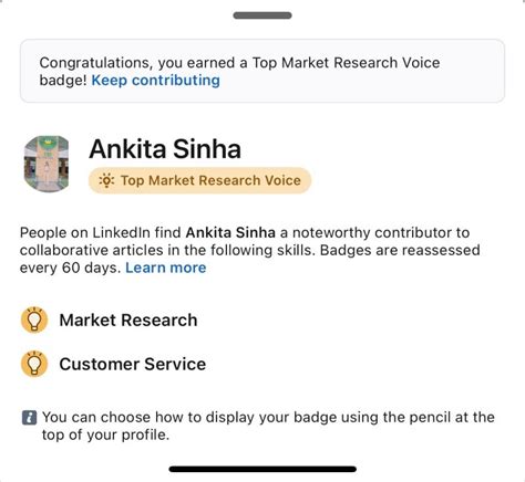 ankita sinha on linkedin i am delighted to share my second badge in a