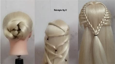 Easy And Beauyiful Hairstyles For Girlsဆံပင်ပုံစံလှလှလေးဖန်တီးကြမယ်ဆံပင်ကျစ်နည်းစည်းနည်းများ