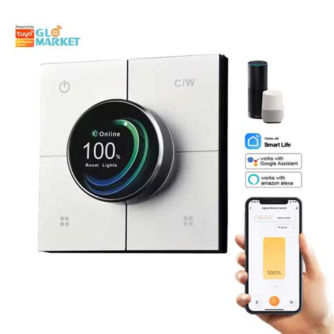 Glomarket Tuya Smart Dimmer Knob Switch Intelligent Home Automation