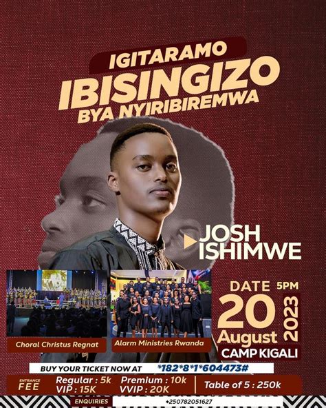 Josh Ishimwe Yatumiye Alarm Ministries Na Cho Rwanda Rwot