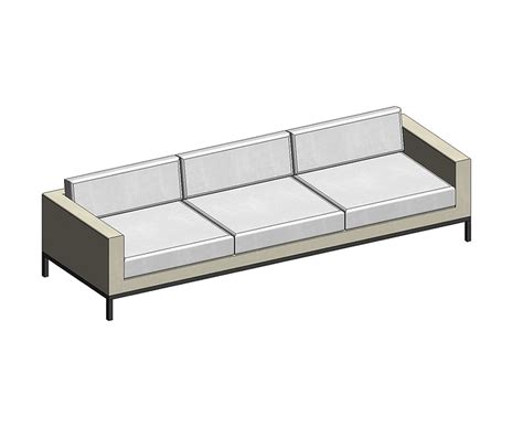 Sofá Revit Familias Revit