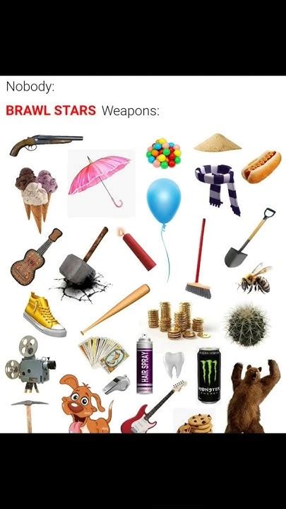 Nobody Brawl Stars Weapons Brawl Youtube