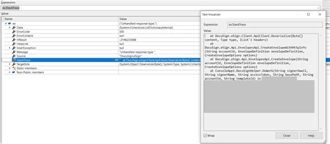 Moveenvelopes Unhandled Response Type Exception Issue Docusign
