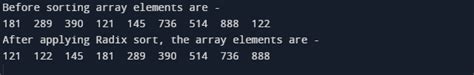 Radix Sort Javatpoint