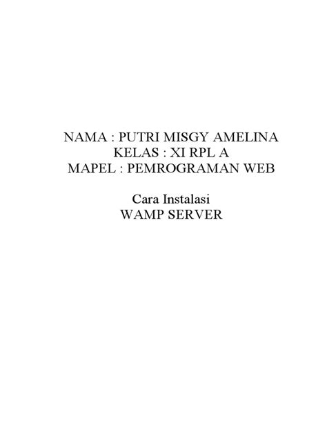 Tugas Pemograman Web Pdf