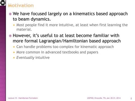 Ppt Hamiltonian Formalism Powerpoint Presentation Free Download Id2478928