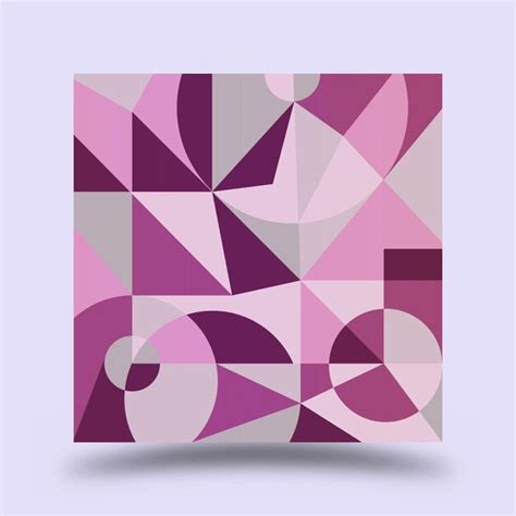 Premium Vector Abstract Pattern Of Arbitrary Geometric Shapes