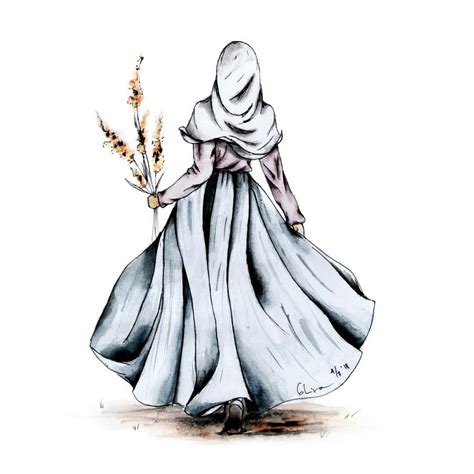 Huzur Hijab Anime Anime Muslim Girl Cartoon Cartoon Art Cover Wattpad Hijab Drawing