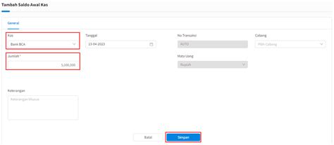 Panduan Input Modal Tambahan Owner Pemilik Beecloud 3 0