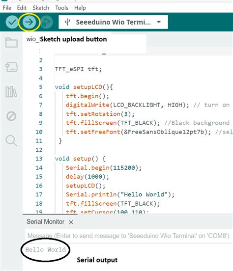 programming wio terminal from arduino ide icircuit