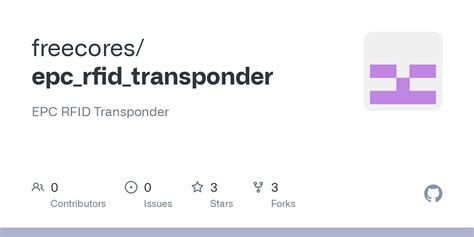 GitHub Freecores Epc Rfid Transponder EPC RFID Transponder