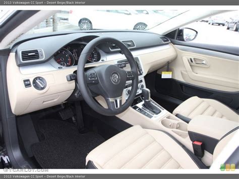 Desert Beigeblack Interior Prime Interior For The 2013 Volkswagen Cc