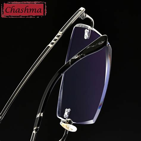 Chashma Ottica Rimless Titanium Eyeglasses Fuzweb