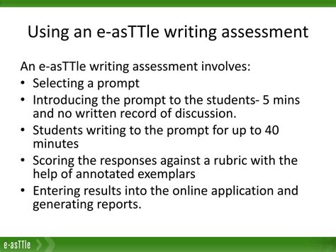 Ppt E Asttle W Riting Fraser School 30th April 2012 Powerpoint