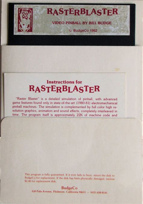 Atari 400 800 Xl Xe Raster Blaster Scans Dump Download Screenshots