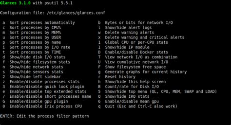 Glances The Best Modern Monitoring Tool For Linux Fossguides