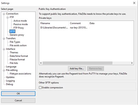 Filezilla Add Ssh Key Lodiscounts