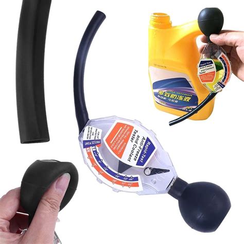 ☌portable Deluxe Battery Fluid Tester Automotive Antifreeze Tester Coolant Tester Hydrometer Tes