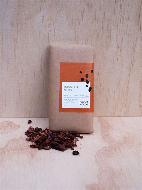 Cocoa Nibs Oat Milk Chocolate — Planet Cocoa Chocolate Shop