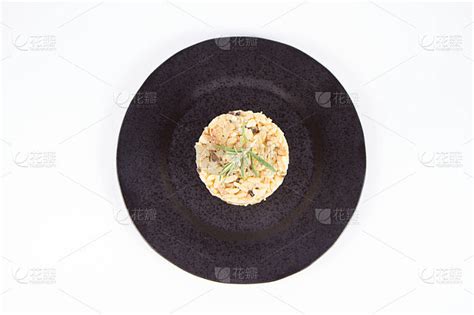 意大利烩饭配蘑菇和培根