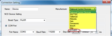 control serial port or network devices with n button serial port tool