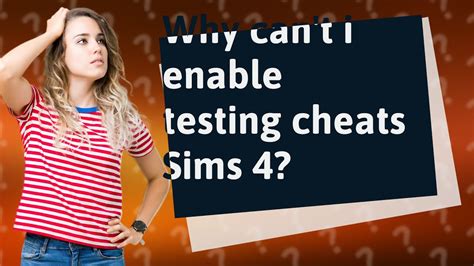 Why Can T I Enable Testing Cheats Sims 4 YouTube