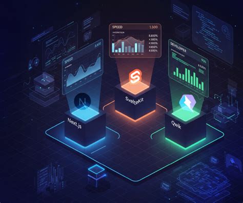 Nextjs Vs Sveltekit Vs Qwik Best Framework In 2025
