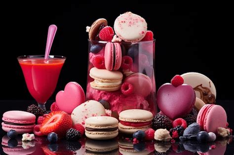 Premium Photo Candy Oasis Quenching Sweet Desires