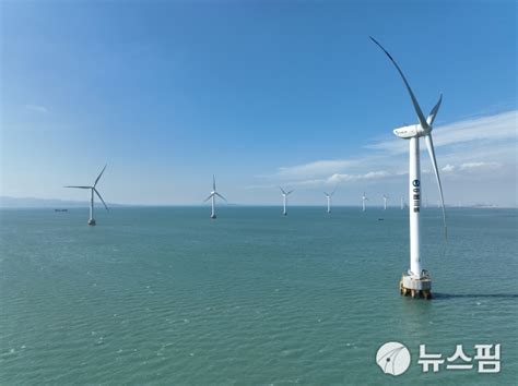 중국 세계 최대 1gw 부유식 해상 풍력발전소 착공