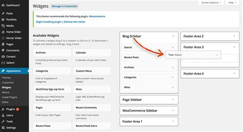 wordpress widgets footer area 3 wplauncher