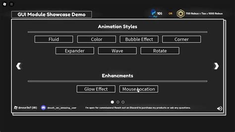 Demo Gui Animator Module Youtube