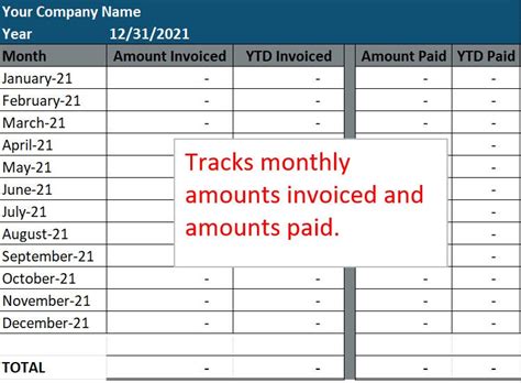 Accounts Receivable Tracking Spreadsheet Streamline Invoicing And Payment Collection Video