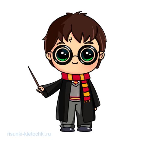 Простые картинки для срисовки Гарри Поттер
