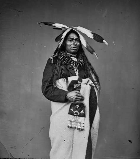 Ojibwa Man Circa 1870 Индейцы