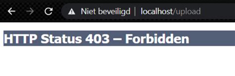 Java Status 403 Forbidden When Uploading Files Stack Overflow