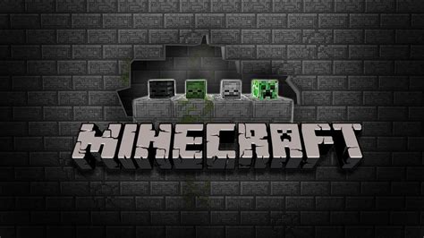 Minecraft Logo Wallpapers Wallpaper Cave