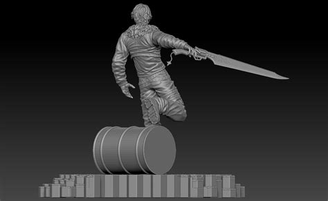 🎮 Squall Leonhart Final Fantasy 8 Diorama・free 3d File For ・cults