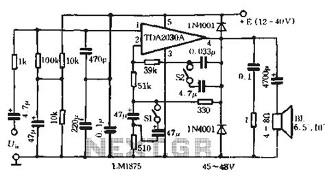 Bass Boost Amplifier Circuit With Compensation Under Audio Amplifier Circuits Next Gr