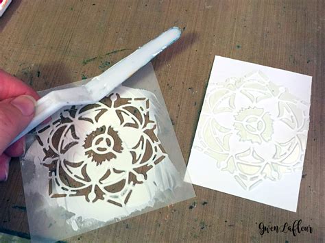 StencilGirl Talk Gwen S Gems Make A Mini Shrine With Stencils