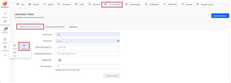 Configure Active Directory Report Server Syncfusion