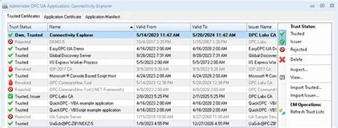 Opc Data Client 20231 Adds Net 7 Support Opc Ua Security Management