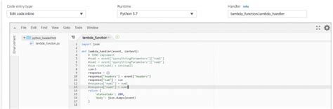 accessing query parameter in lambda with python edureka community