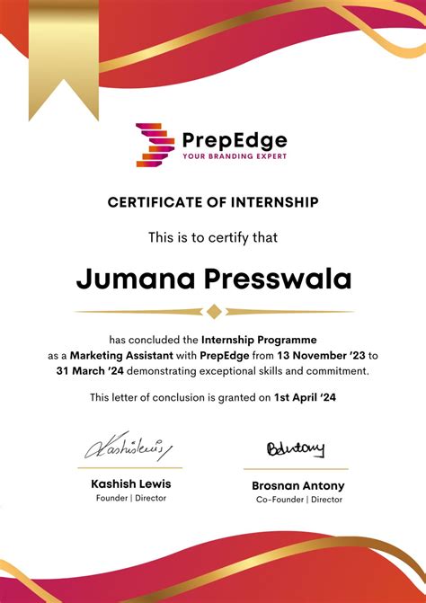 Jumana Presswala On Linkedin Internship Internshipcompleted