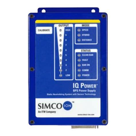 ITW SIMCO ION IQ POWER NOZZLE INSTALLATION AND OPERATING INSTRUCTIONS MANUAL Pdf Download